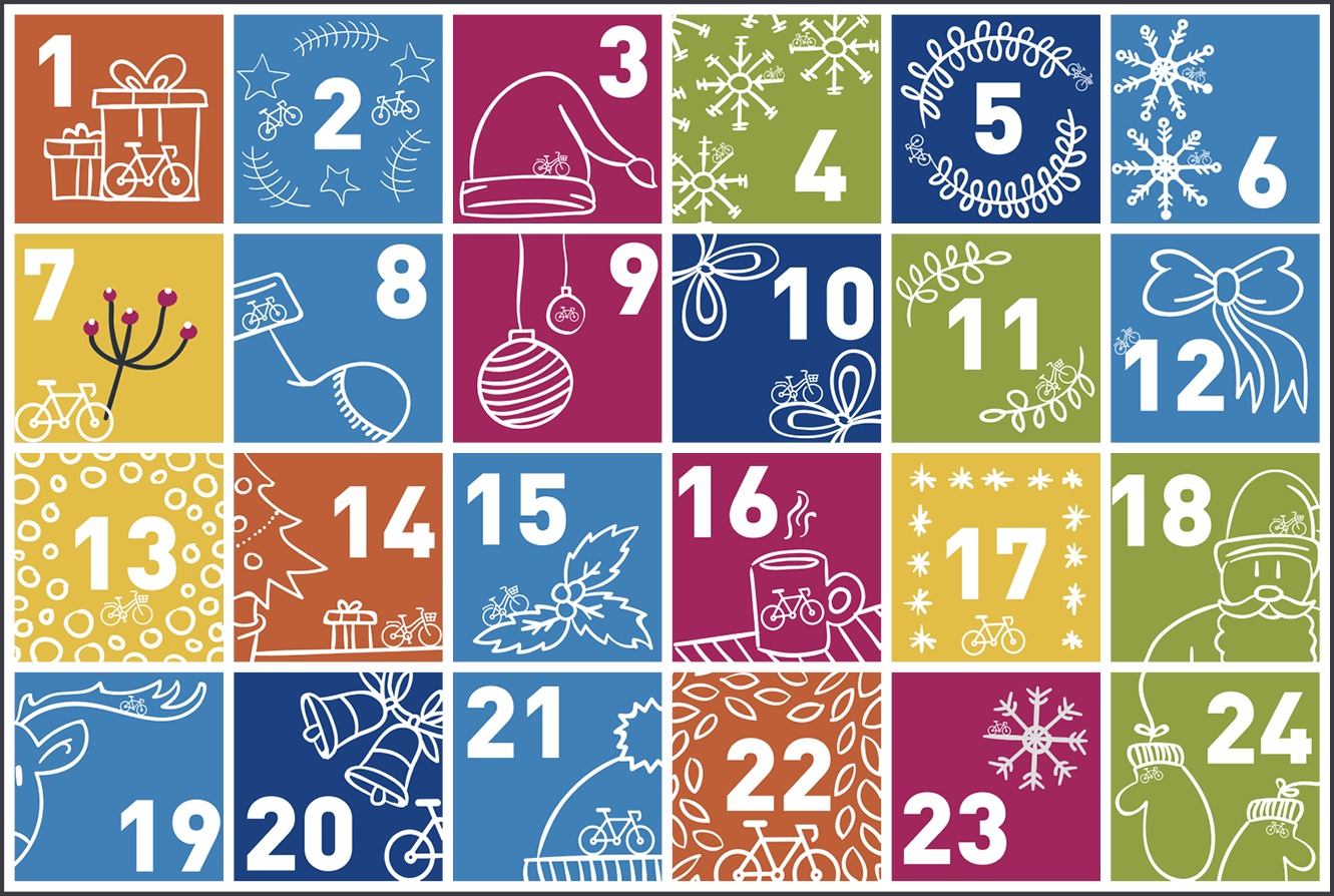 Calendrier de l'Avent - Vélo & Territoires